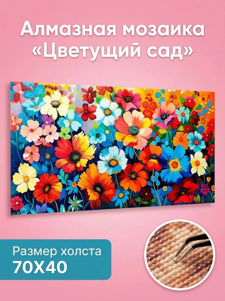 Алмазная картина для дома для интерьера для творчества для декорирования помещения с изображением Алмазная мозаика Абстрактное