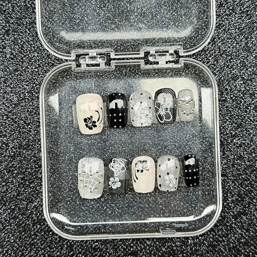 Накладные ногти MINISO Y2K, длинные, цвет Y2K M-16-12-13-12-10, 29