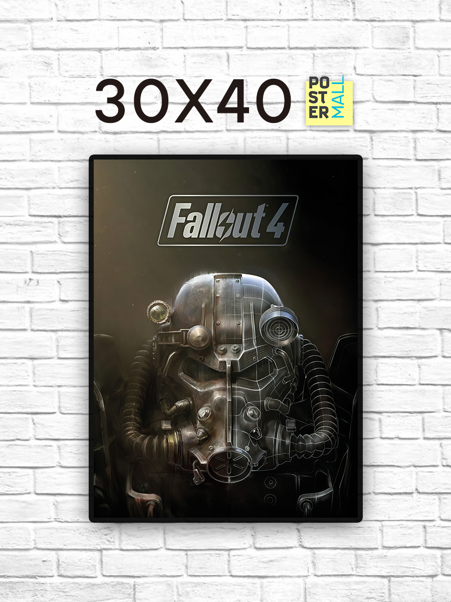 Постер для интерьера на стену (30х40 см). Игра Fallout 4