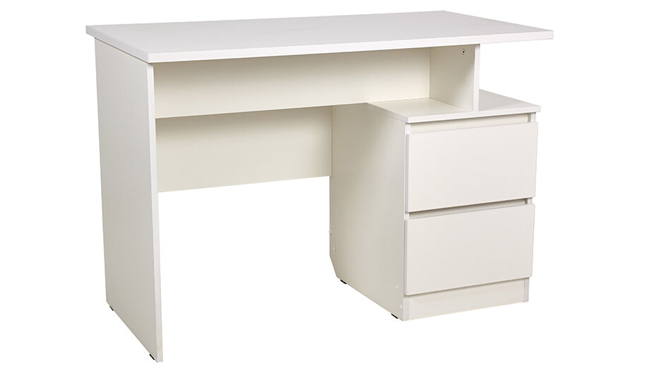 Стол письменный Polini kids Simple 1940, с ящиками, белый
