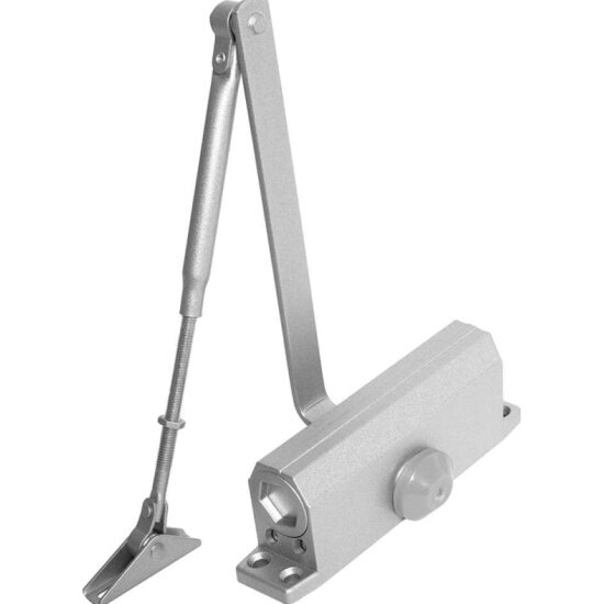 Доводчик дверной Ajax DCTR80-140 (TDR-140) 80-140кг AL алюминий