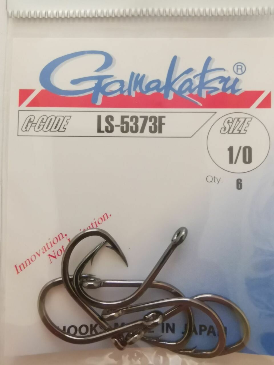Крючок Gamakatsu Hook LS-5373F №1/0 (6шт)