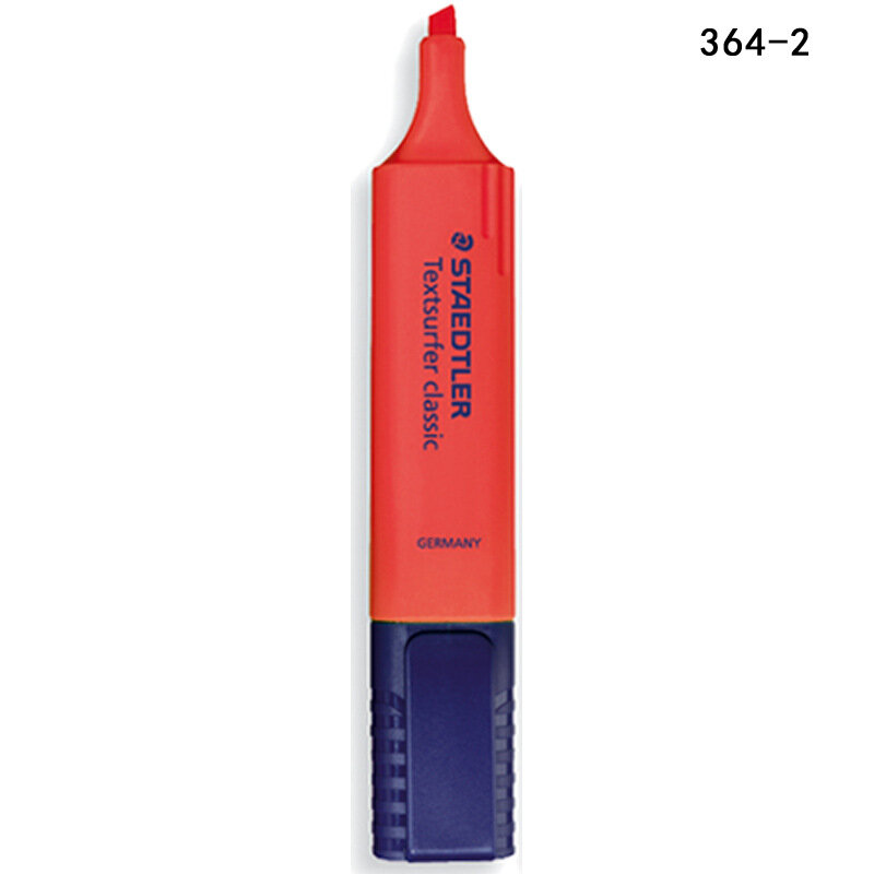 Ручка STAEDTLER Classic Learning Office Marker Pen Highlighter, 8 цветов, с подсветкой, красная