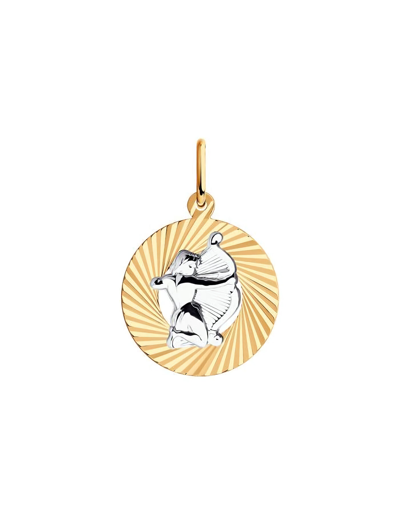 Подвеска, красное золото, 585 проба