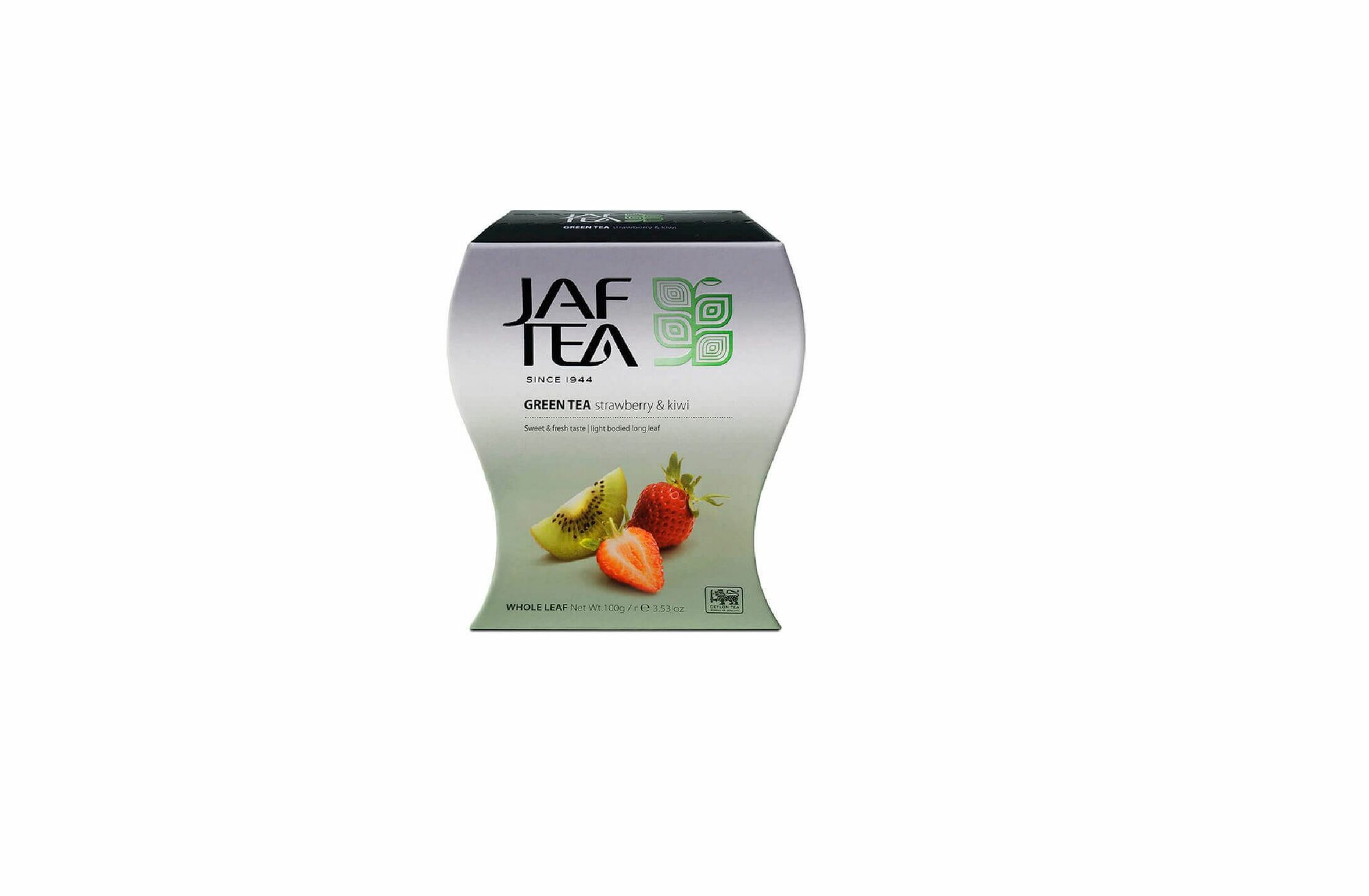 Jaf Tea Чай листовой "Клубника и киви", зеленый, 100 гр