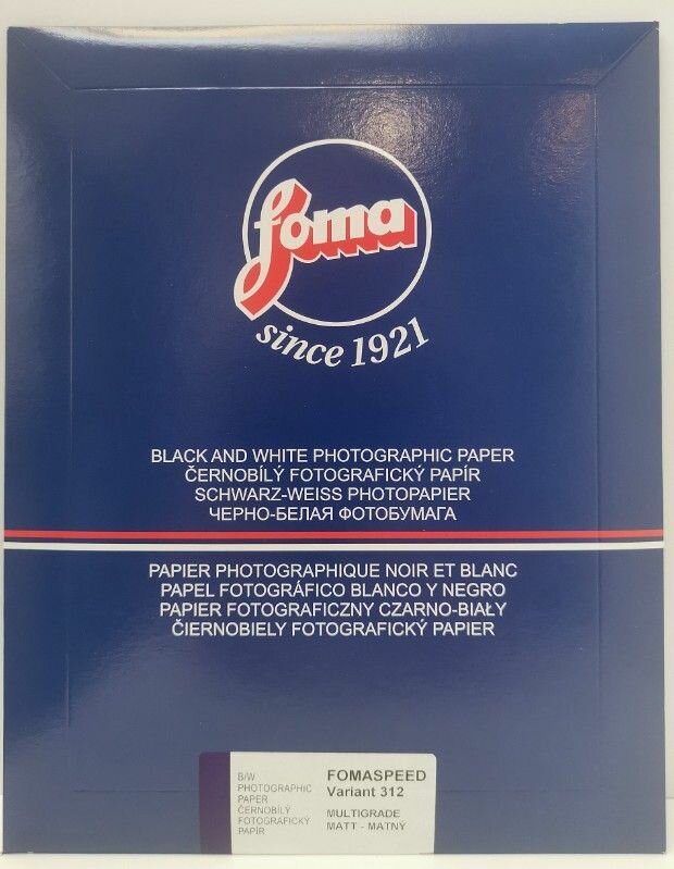 Фотобумага fomaspeed variant 312 multigrade matt 17.8x24/25