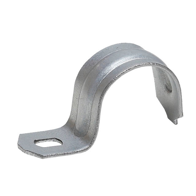 ЭРА металлическая скоба 1 лапковая с внутренним D10-11 мм, серый металл, 100 шт