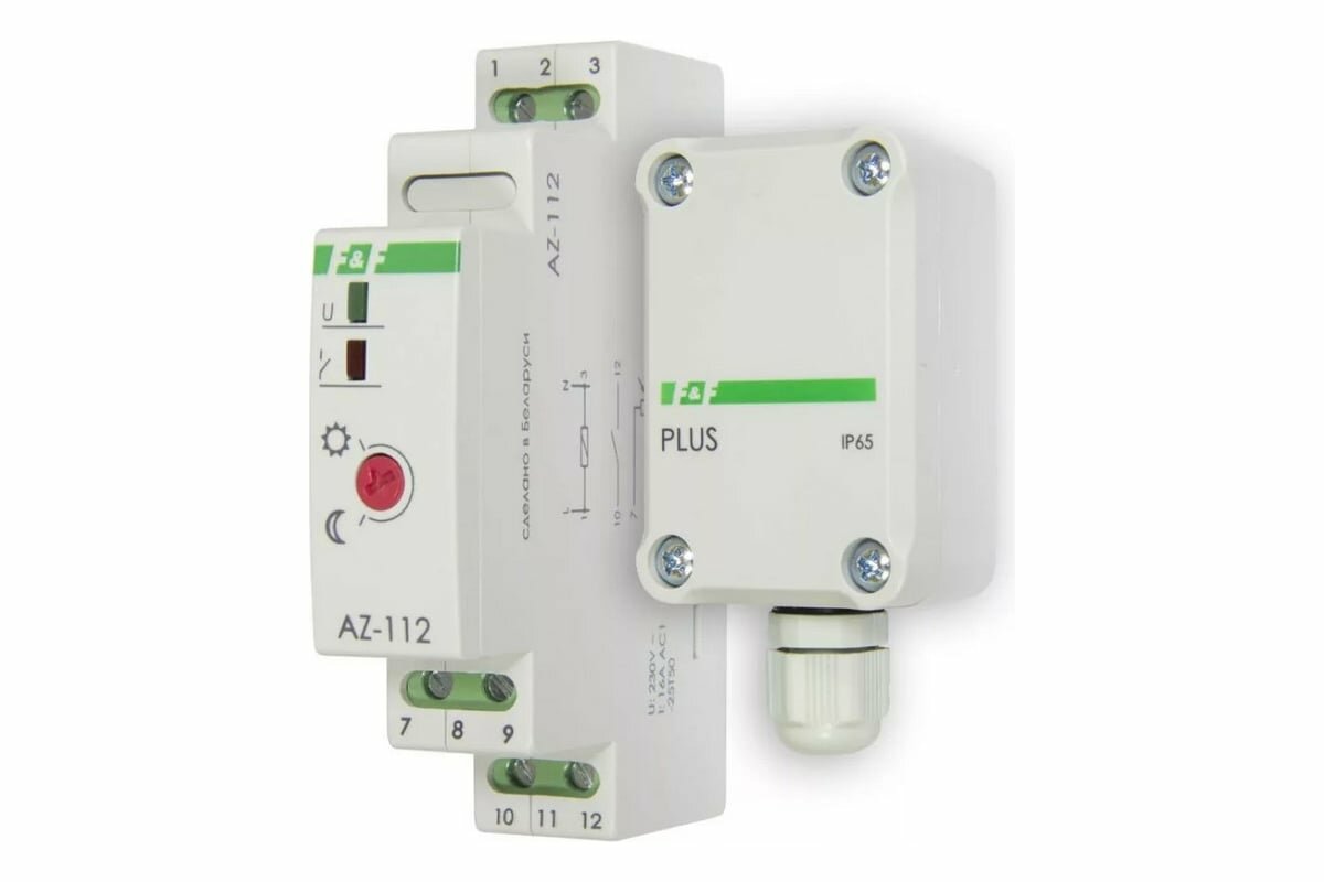 Фотореле FF AZ-112 плюс с выносным герметичным фотодатчиком EA01.001.014параметры