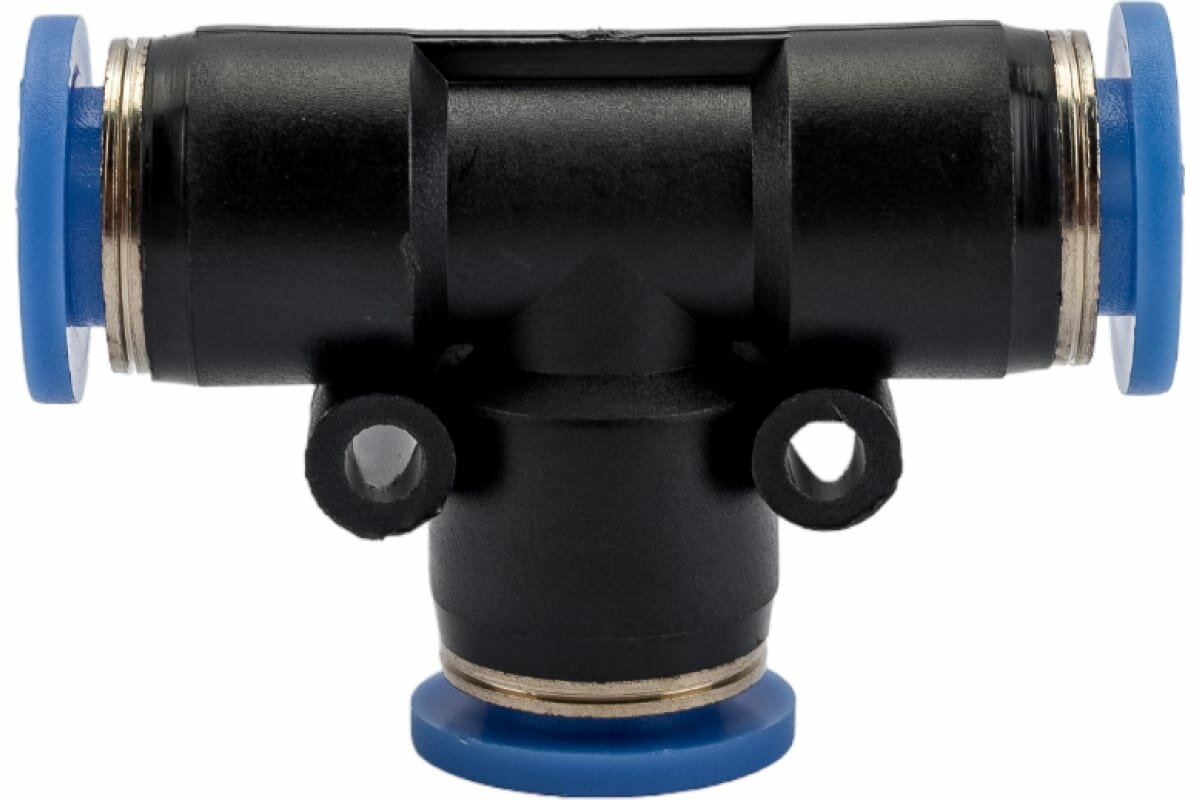 Цанговый тройник T-образный соединительный 8 мм SHPI PUT 08 для водопроводов