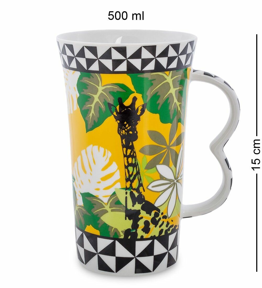 Кружка из костяного фарфора 'Африка'