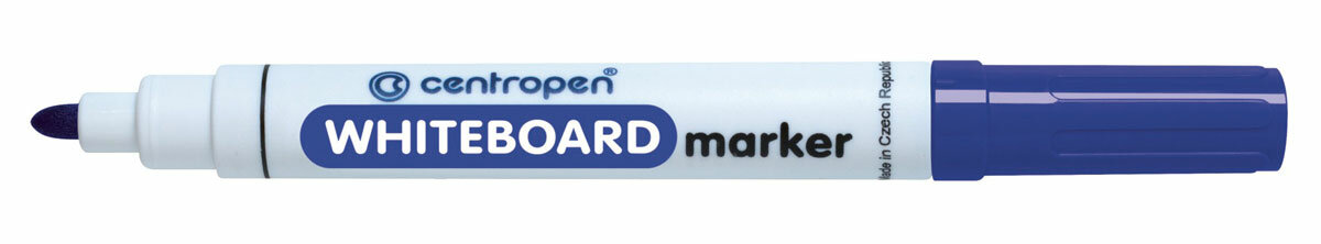 Centropen' Маркер WHITEBOARD 8559/1-SR32 2,5 мм для записей на доске для офисной работы цвет 8559/1-SR32 синий