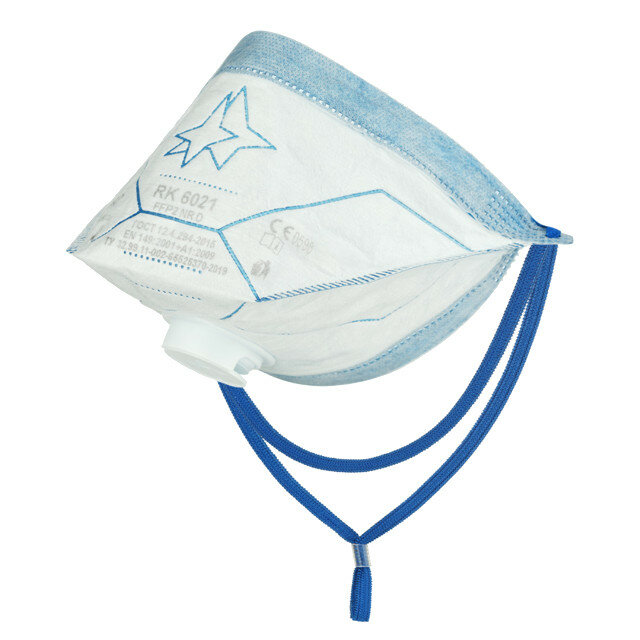 RK 6021 Респиратор складной с клапаном FFP2 NRD, защита дыхания и комфорт в рабочей среде