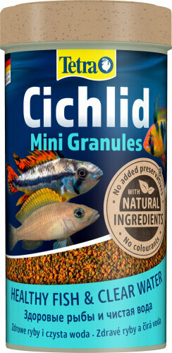 Корм для рыб Tetra Cichlid Mini Granules для небольших цихлид, в гранулах 250 мл
