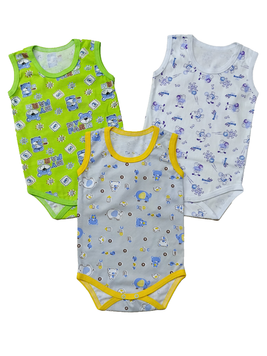 Боди базовая, комплект из 3 шт.