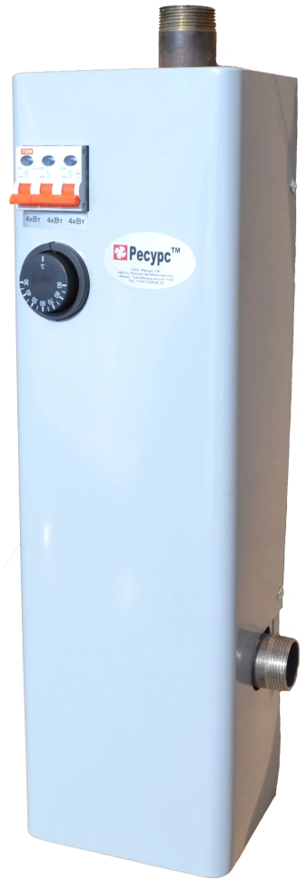 Котел электрический Ресурс ЭВПМ- 3А кВт (1/2/3 кВт; 220 В; Автомат)