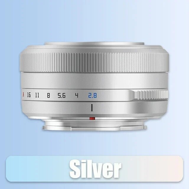 Объектив TTArtisan 27mm f/2.8 Silver для Fujifilm XF