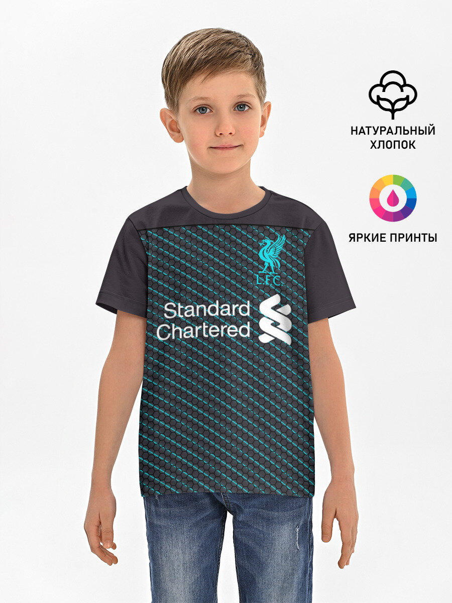 Футболка хлопковая детская Liverpool 19-20 home - форма.