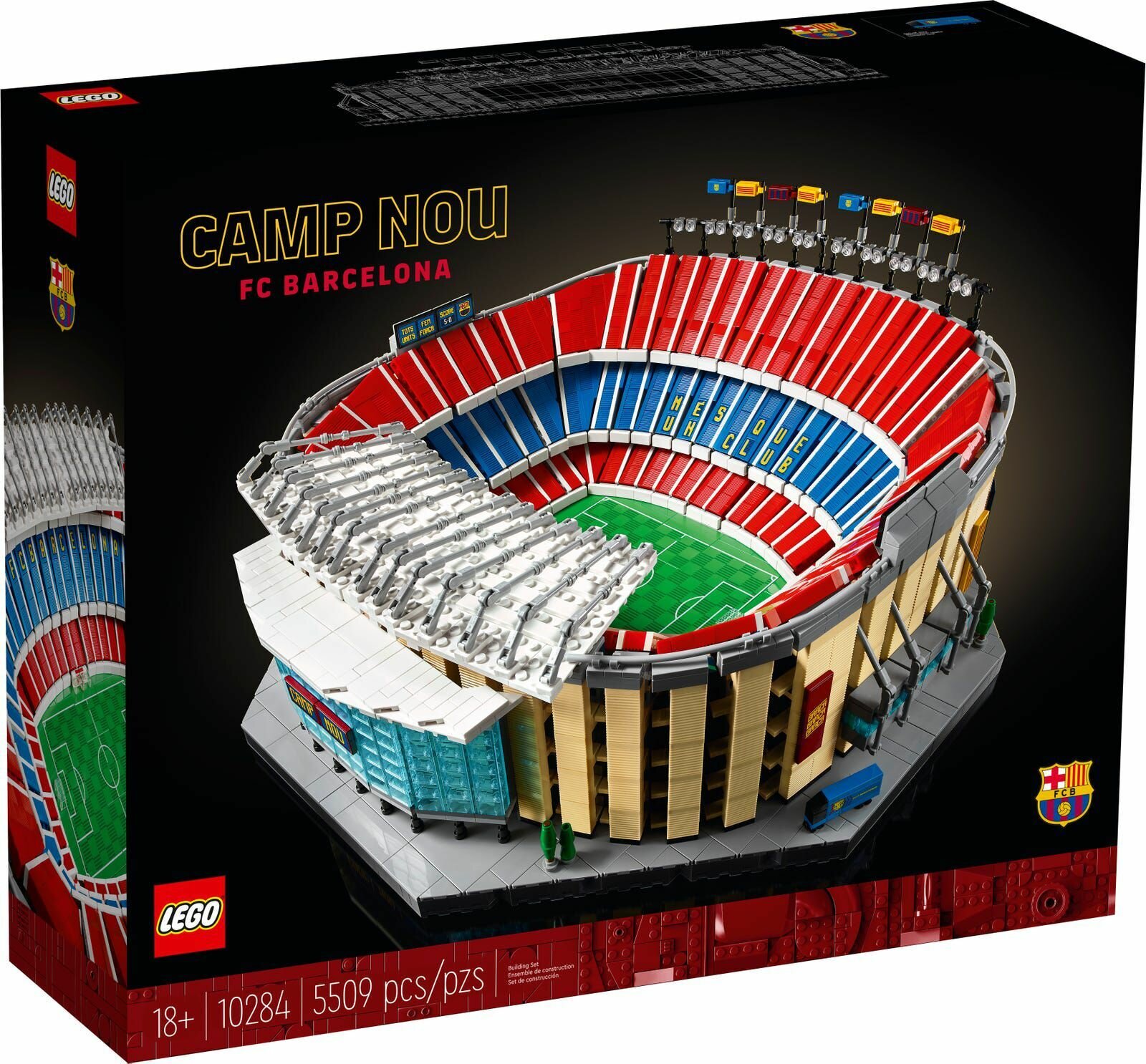 Конструктор LEGO Creator Expert 10284 Камп Ноу - стадион ФК Барселона Camp Nou – FC Barcelona, 5509 дет.