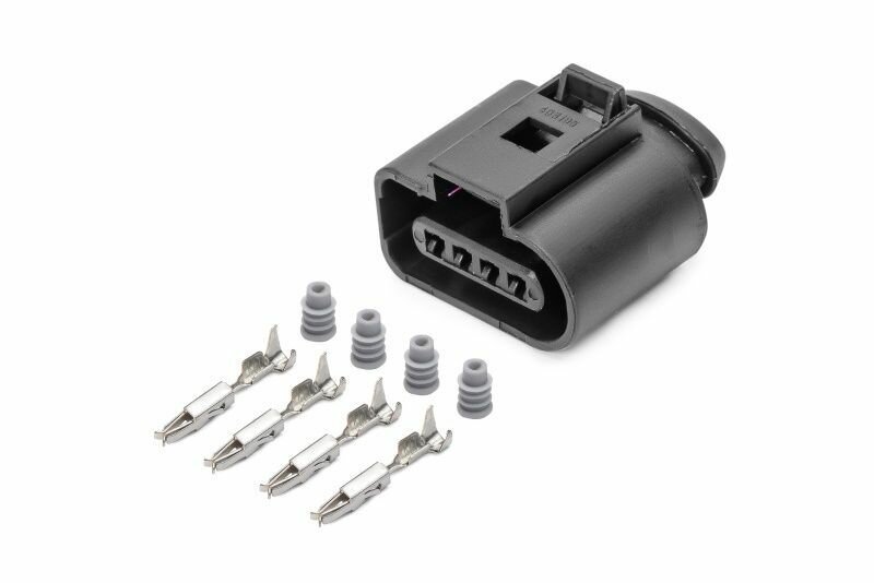 Разъем датчика давления Фольксваген (Volkswagen) Ауди (Audi) Сеат (SEAT) Шкода Skoda Скания Scania Ман MAN 4 контакта (4 pin) ОЕМ: 1J0973704