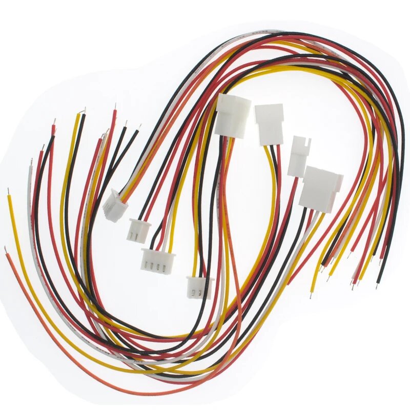 TENSTAR ROBOT разъём JST XH2.54 2/3/4/5 контактов 5pcs 3Pin Male