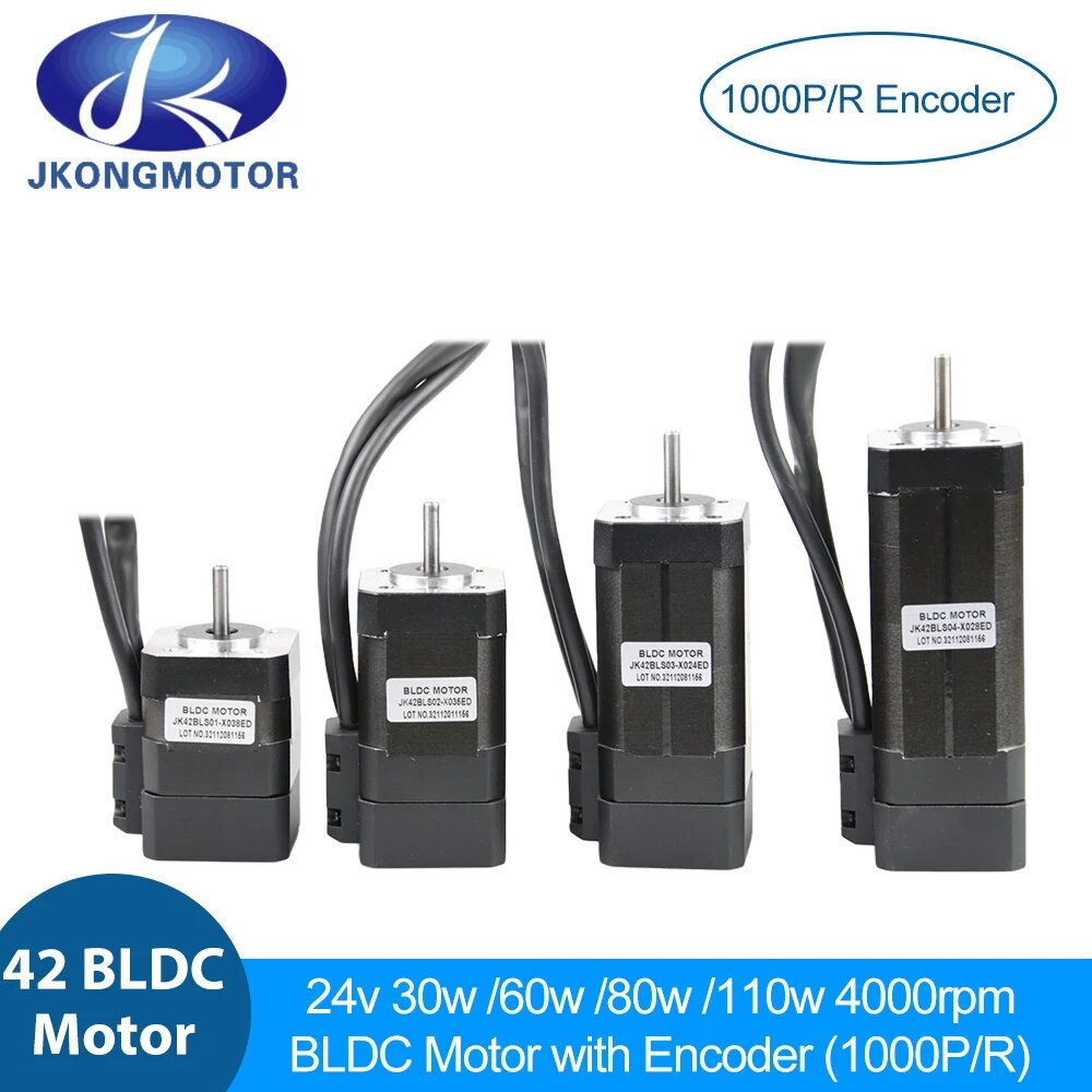 Серводвигатель Jkongmotor JK42BLS 42 мм 24В JK42BLS02-X035ED