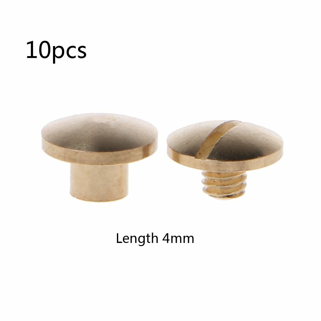 10 пар медных винтов Чикаго для кожи