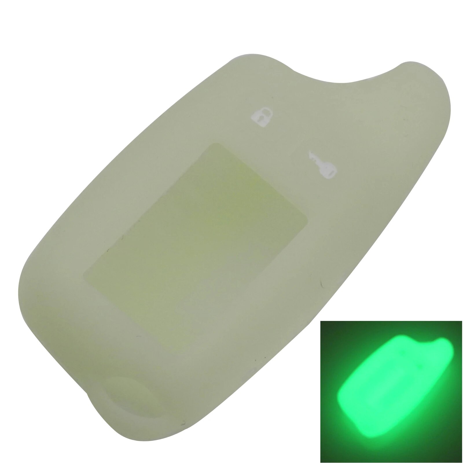 Силиконовый чехол jingyuqin для Tomahawk TW9010/TW9020/TW7000/TW7010 9030 9000 TW950, ЖК-пульт дистанционного управления, двусторонний автомобильный чехол для ключей с сигнализацией Luminous