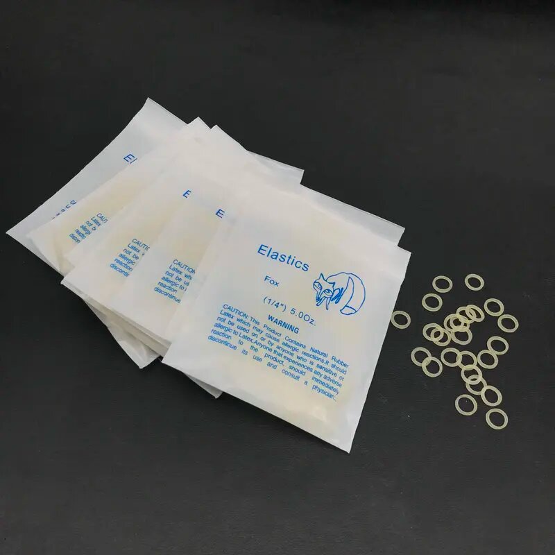 Ортодонтические резинки Xceldent 3.5/5/6.5 унций 5Oz Fox-10packs