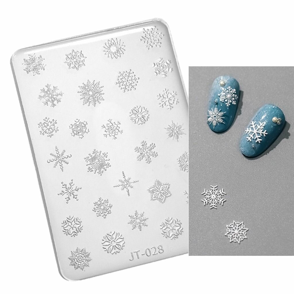 Кристаллическая Форма Для Нейл-арта с Резьбой из Эпоксидной смолы-JT028