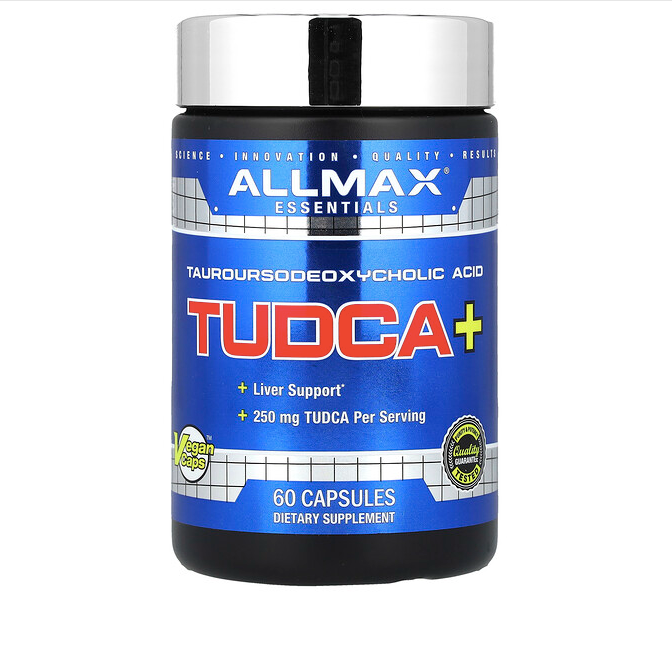 ALLMAX, TUDCA+, Тудка, поддержка печени, 250 мг, 60 капсул