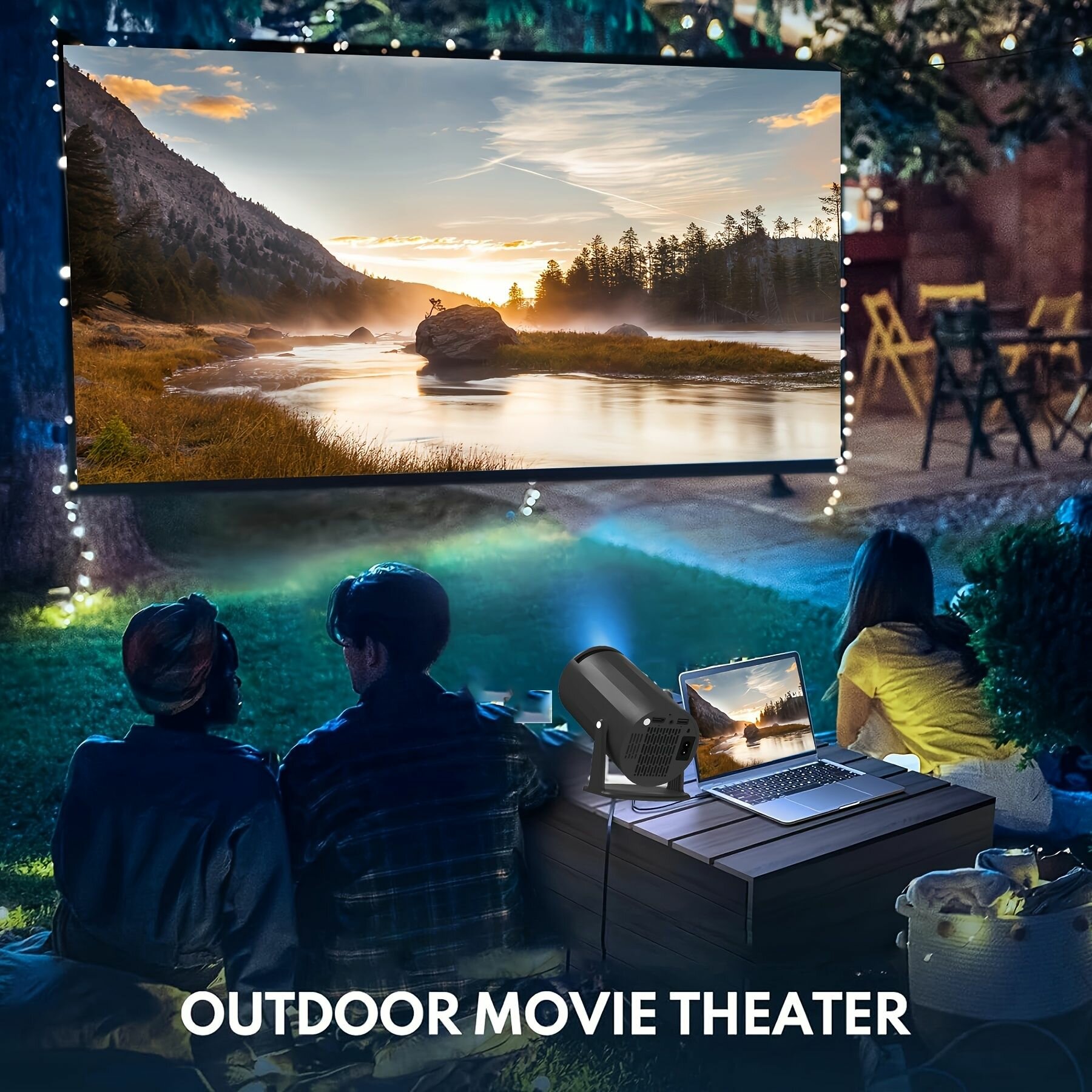 X8MAX Умный проектор, металлик