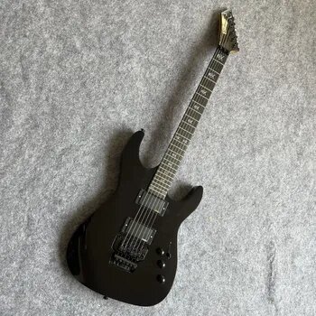 Электрогитара (идентичная модель ESP ) с черепом черная/ активный звукосниматель 6-струнная 39"