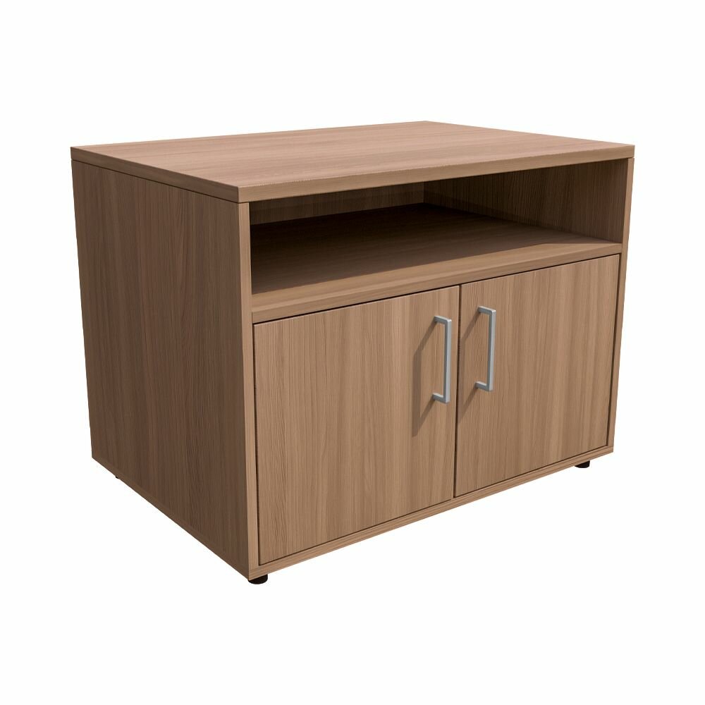 Тумба для оргтехники Т56, р. 800х560х600, Ясень шимо темный