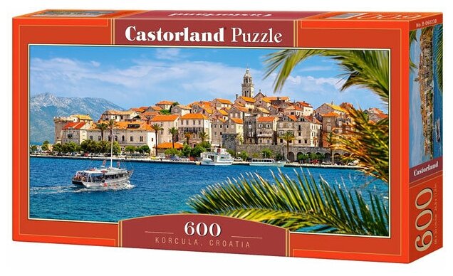 Пазлы 600 деталей. Хорватия В-060238, (Castor Drukarnia i Wydawnictwo)