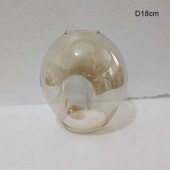 Стеклянный плафон для люстры DNA Shades Irregular, замена плафона для светильников Lindsey DNA Geometry Small Big E27