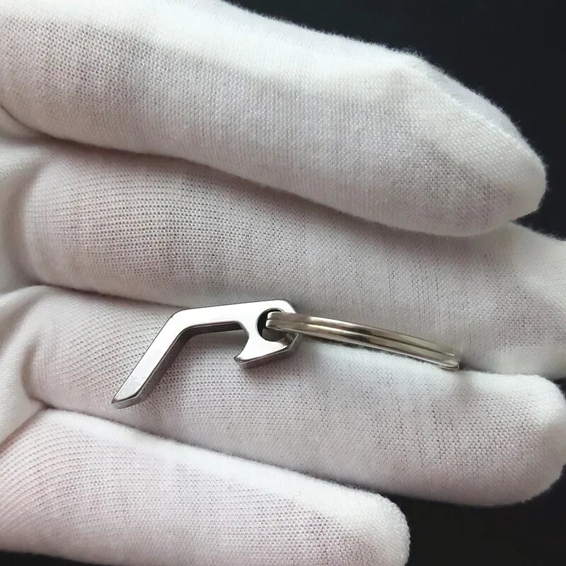 Портативная мини-открывалка для пивных бутылок, металлический брелок, кухонный гаджет, SS3503-01