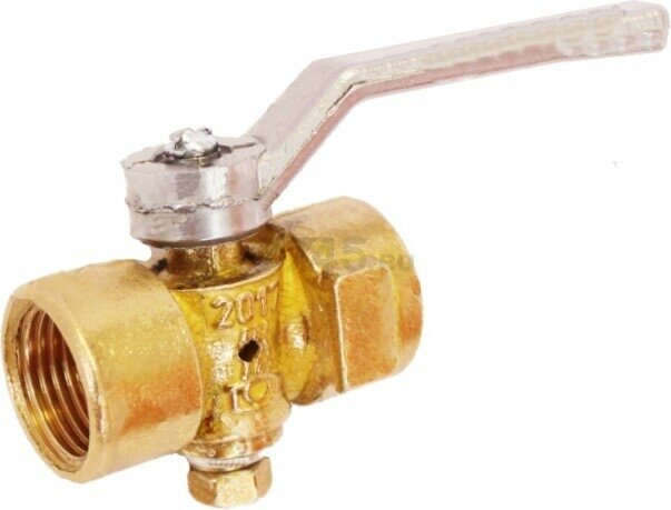 Кран для манометра латунь 11б 38бк G1/2 " Ру16м/м рук випра 3.04 00-01