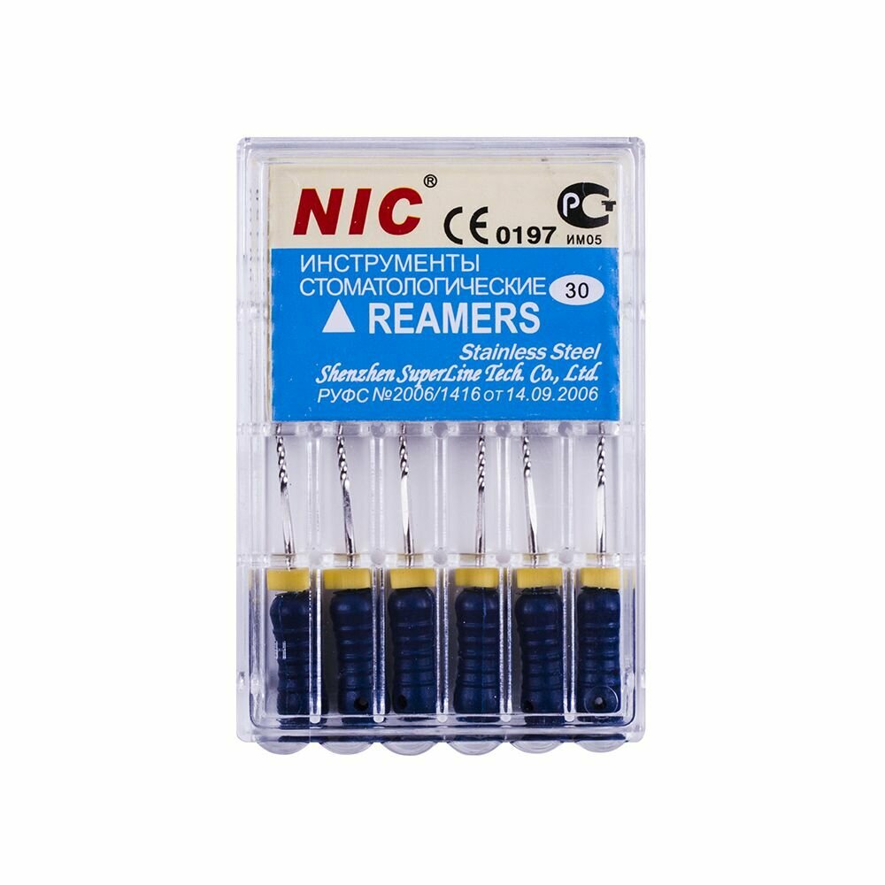 Reamers NIC №30 эндодонтический инструмент
