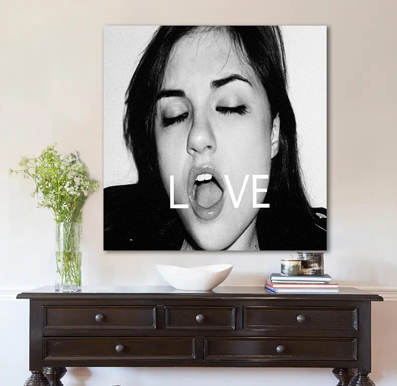 Картина ВсеКартины. Тут "Голая девушка", 40x40 см, на подрамнике