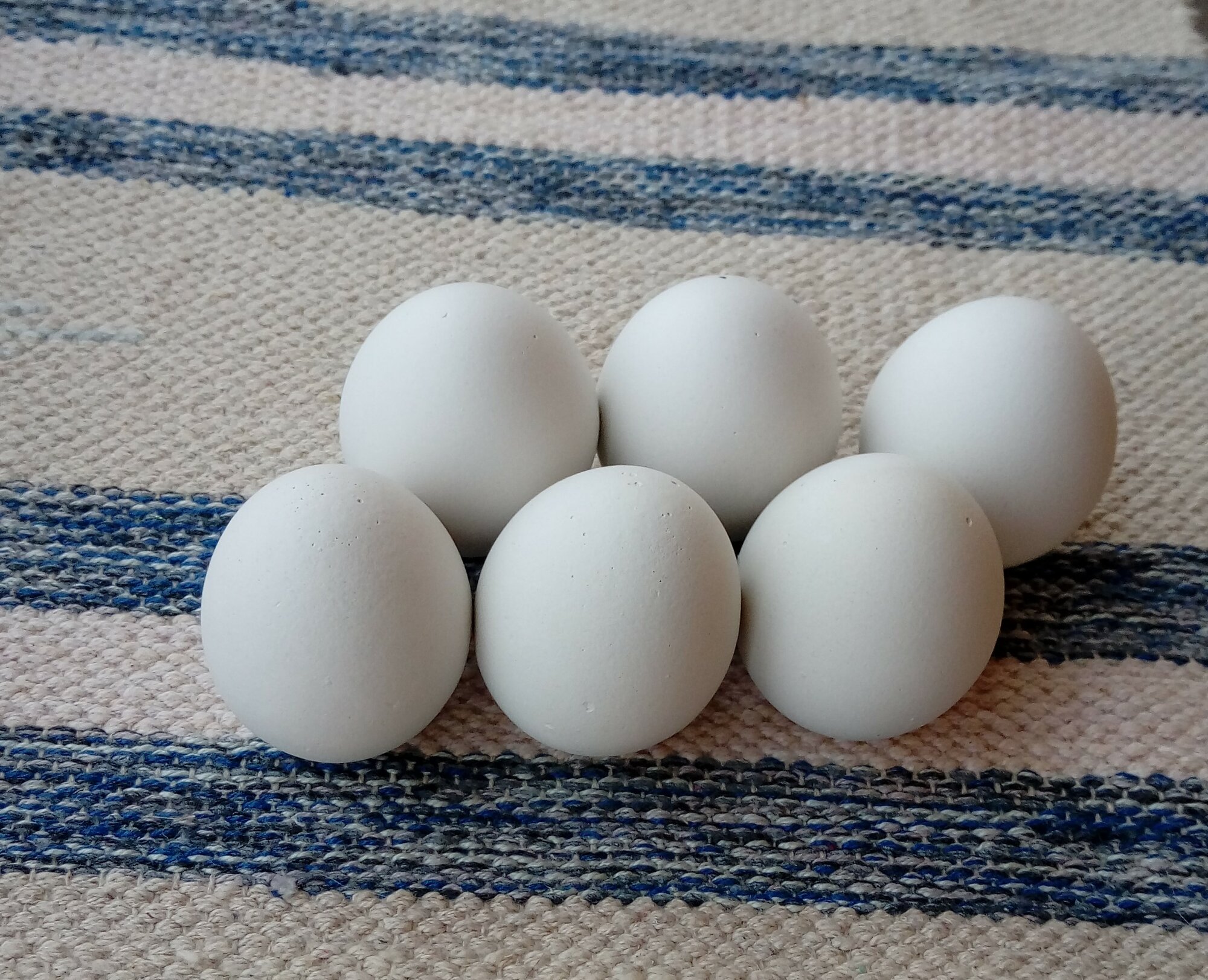 Набор для творчества Поделки домового "Алебастровые яйца", пасхальный декор, 6 шт