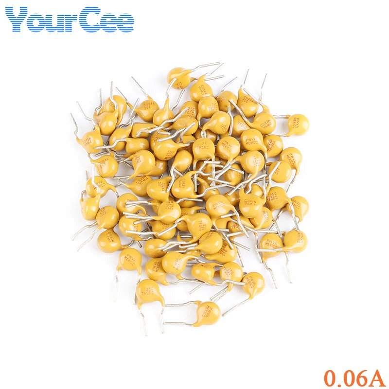 Набор предохранителей Your Cee PPTC 10 шт, 250 В, 0,06~2 А 0.06A