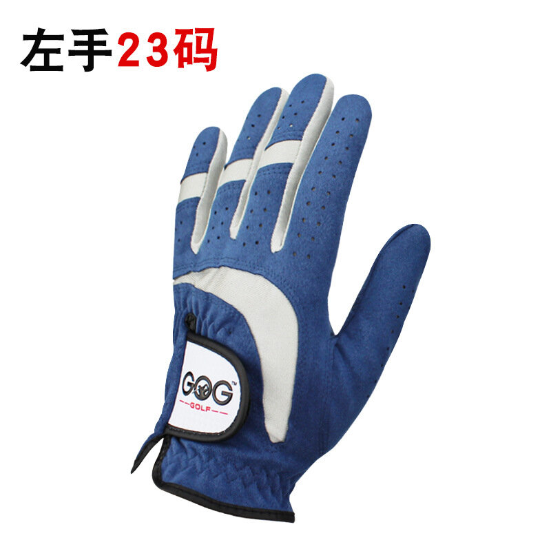 Перчатки GOG, для гольфа, мужские, левая рука, правая рука, износостойкие, дышащие, синие