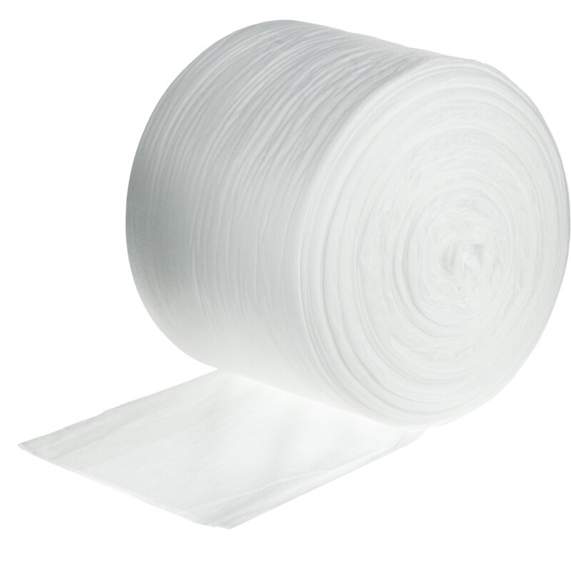 Отрез нетканый Ньюфарм в рулоне, 50 м, плотность 30 г/м2, спанлейс, медицинский (ШК35994)