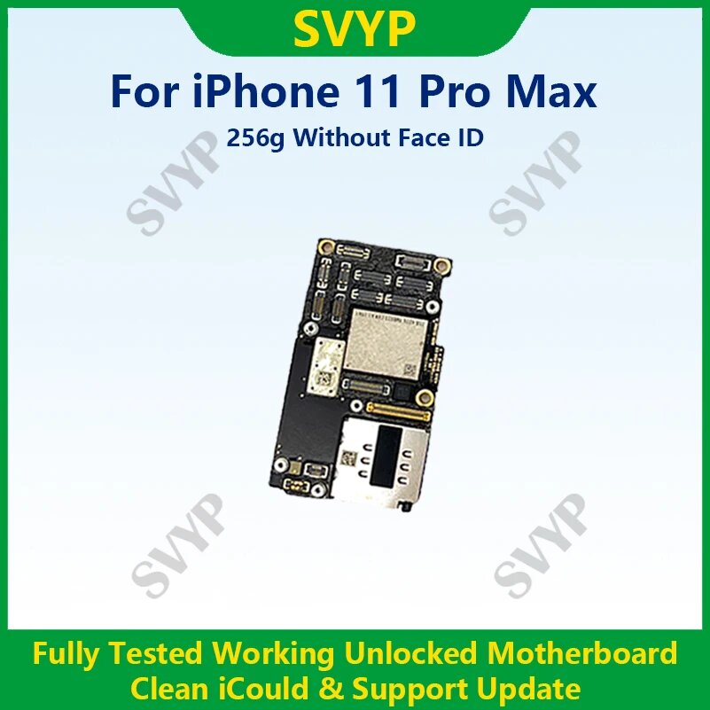 Полностью протестированная подлинная материнская плата для iPhone 11 Pro Max, 11 PMax 256g No Face