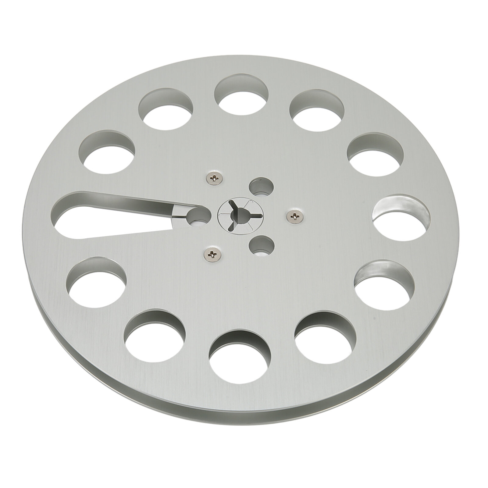 1/4 7 -дюймовый пустой катушка 11 отверстий универсальная открытая катушка звуковая лента пустая катушка алюминиевая катушка