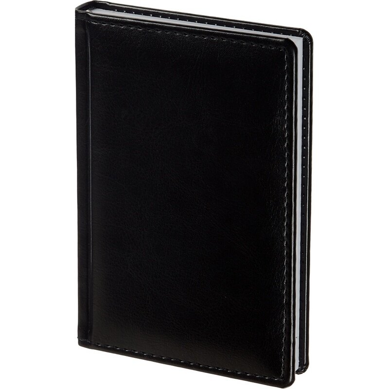 Ежедневник Attache недатированный, черный, А6, 100х150,320 страниц, Agenda (993724)