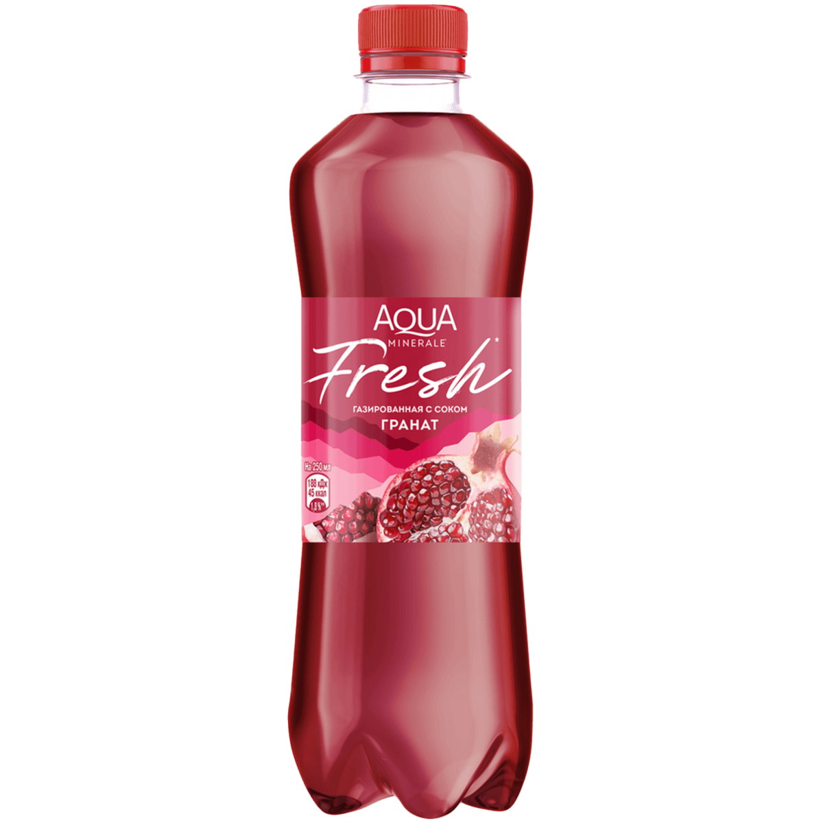 Вода Aqua Minerale Fresh Гранат газированная 0,5 л ПЭТ