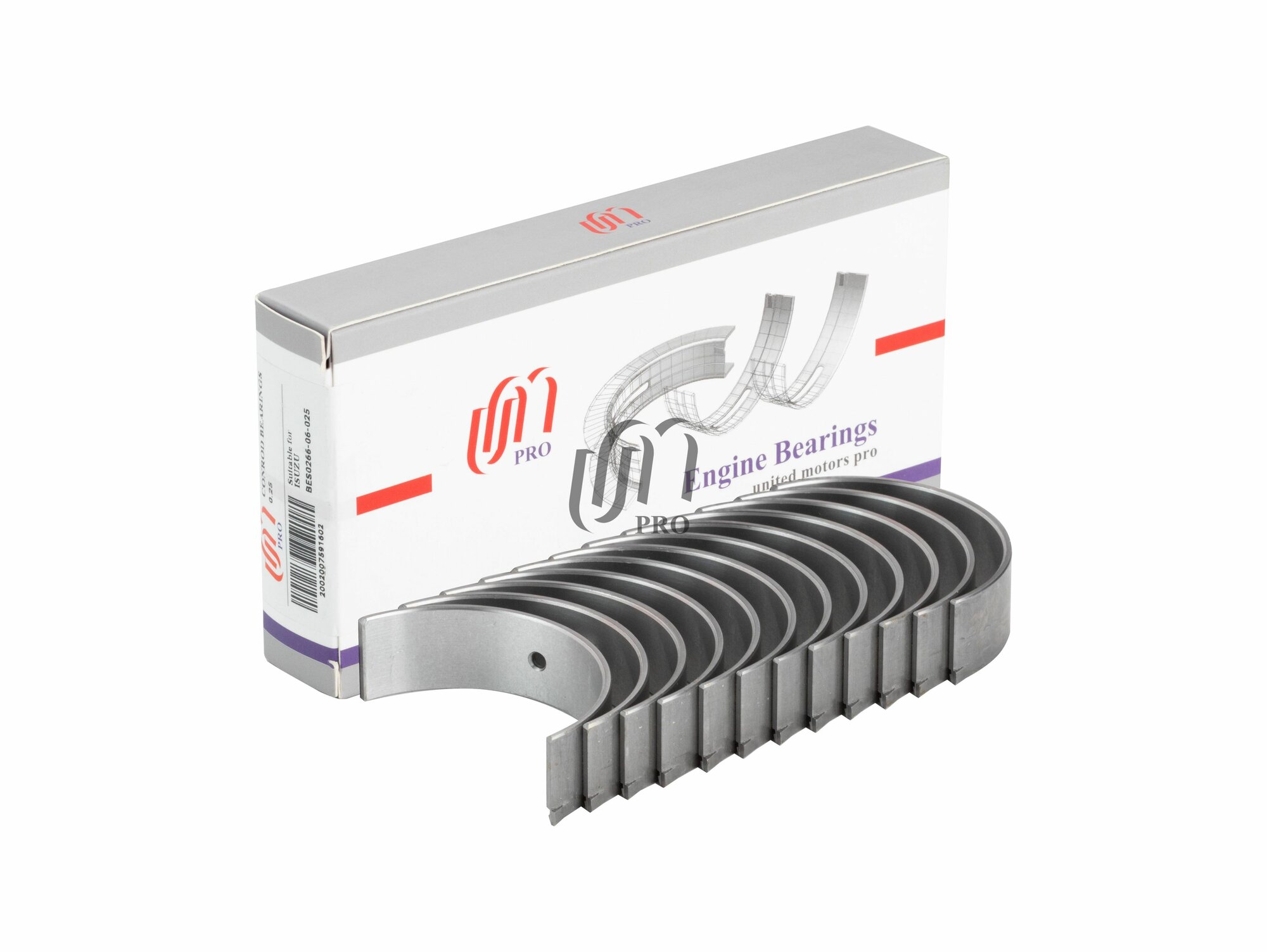 Вкладыши шатунные 0.25 Isuzu 6VD1/6VE1 UMpro