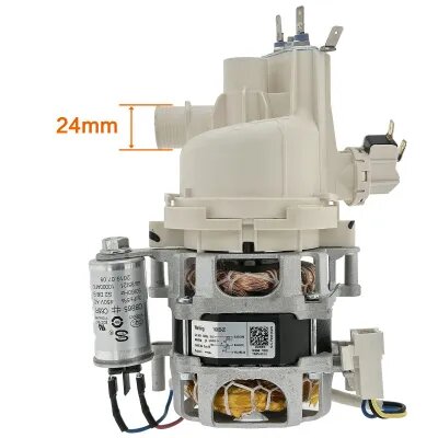 YXW50-2E(L) Циркуляционный насос двигатель посудомоечной машины для Samsung, Gorenje, Candy/Hoover, Hansa, Korting, Midea, Brandt