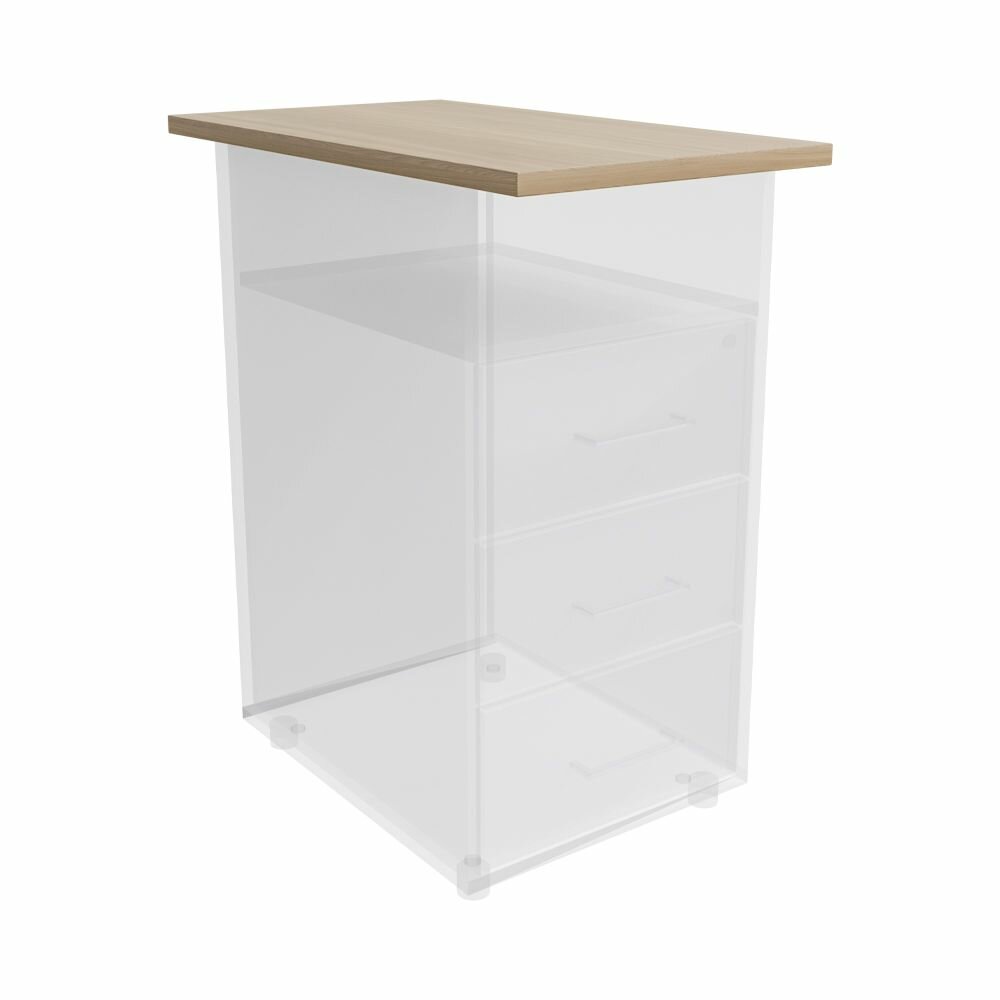 Топ на тумбу ТП50 КТП40-70, р. 400х700х22, Ясень шимо светлый